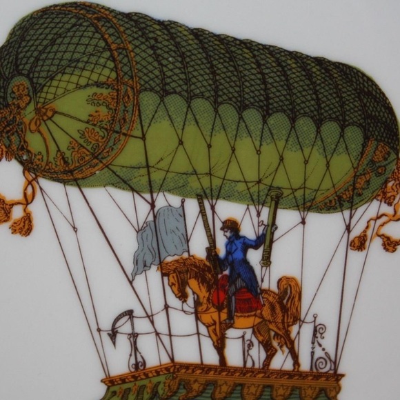 J.W.K | Dining | Vintage Jwk 93 Bavarian Hot Air Balloon Plates | Poshmark